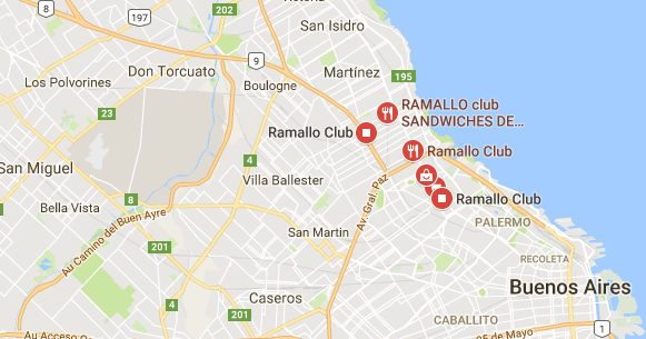 Sucursales - Ramallo Club